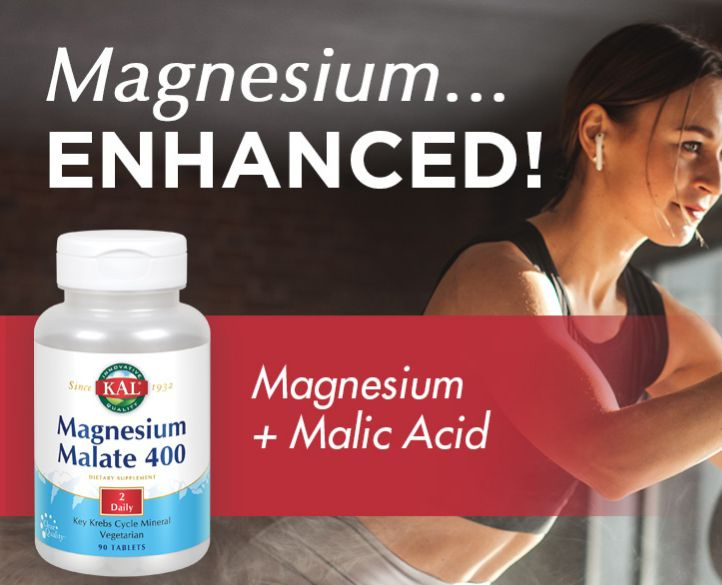 Магний малат KAL Magnesium Malate 400 мг, 90 таблеток - купить с доставкой по выгодным ценам в ...