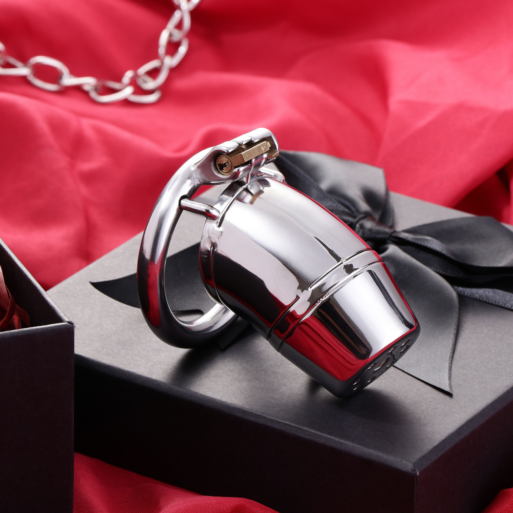 FRRK мужское устройство целомудрия полный закрытый стальной член клетка БДСМ - купить с ...