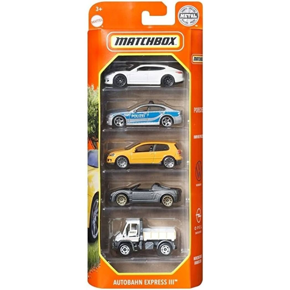 Набор машинок Matchbox Autobahn Express III 5 шт. купить на OZON по ...