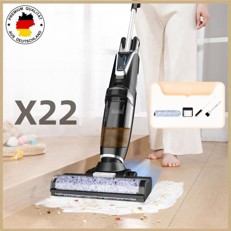 Паровая швабра 4SW012, черный, 150 Вт, Вертикальное отпаривание купить ...