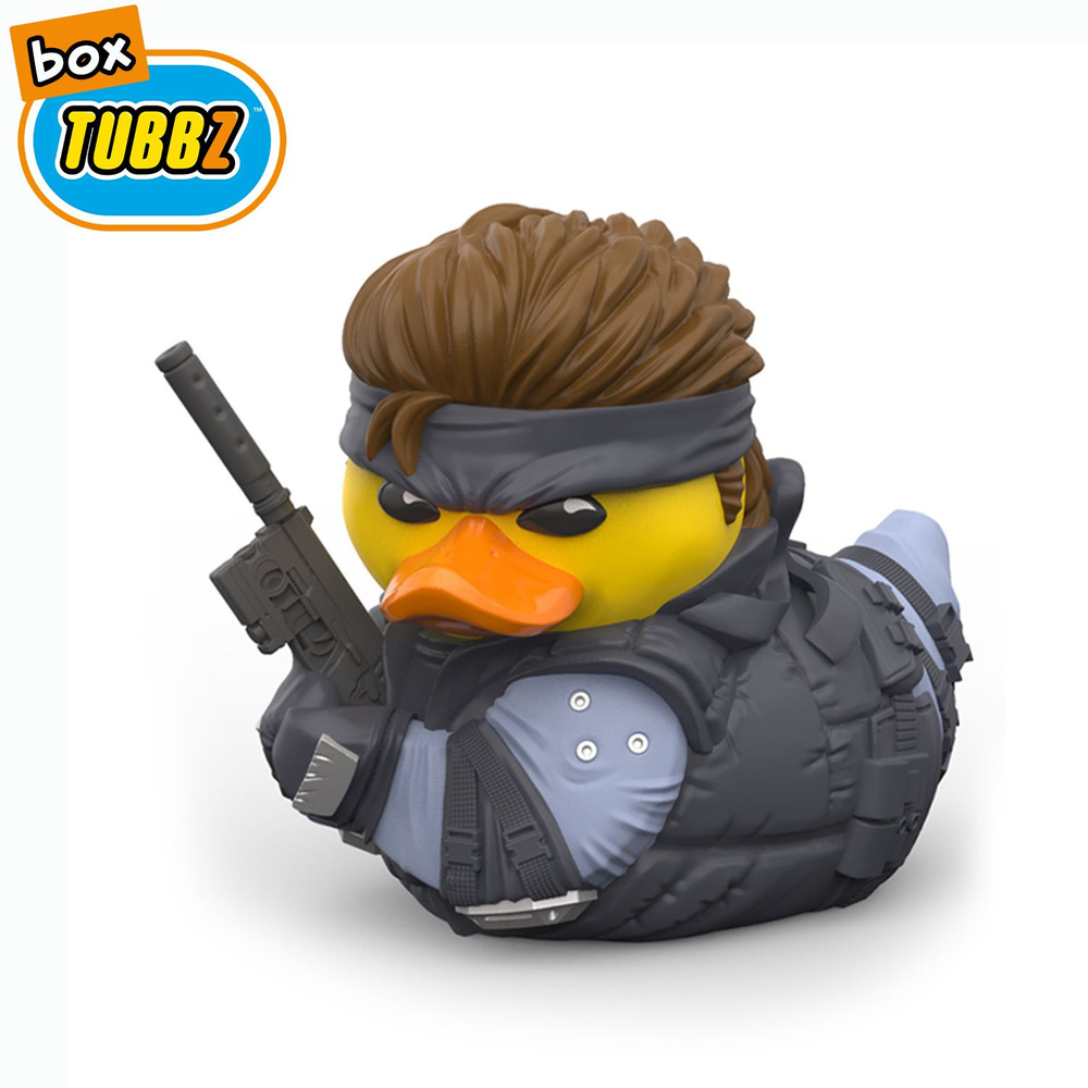 Фигурка-утка Tubbz: Metal Gear Solid - Solid Snake BOX-series без ванны ...