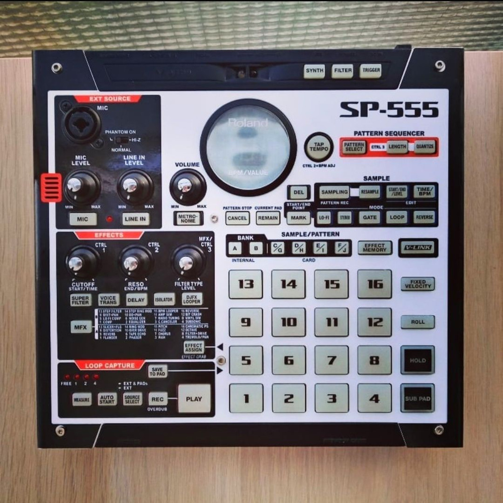 Виниловый скин для Roland SP-555 (SP 303 style) - купить с доставкой по ...