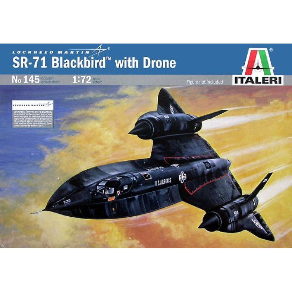 Italeri Сборная модель 0145 SR-71 Blackbird 1:72 - купить с доставкой по выгодным ценам в ...