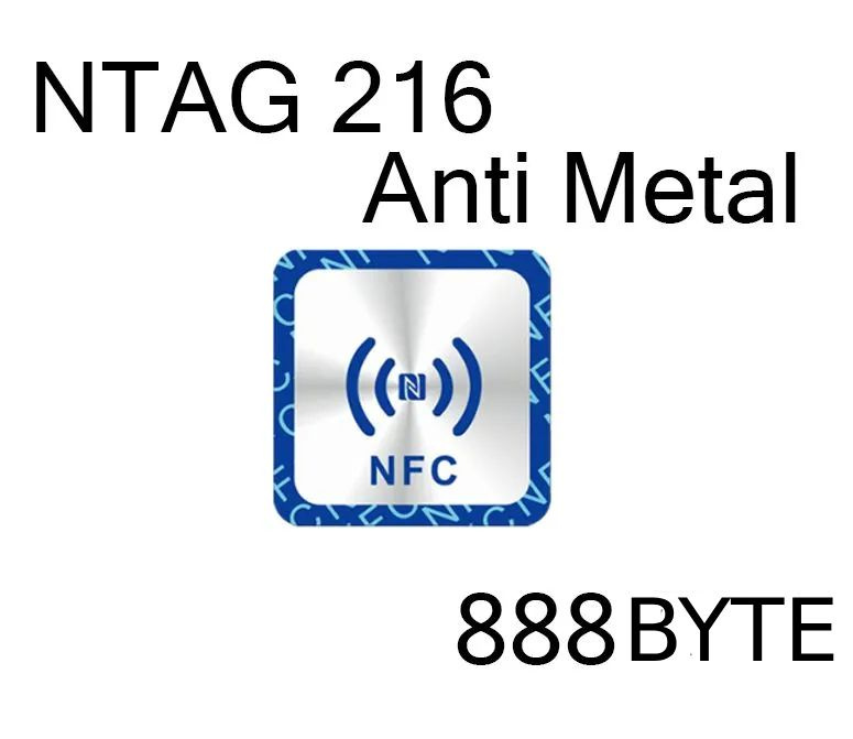 NFC метка NTAG 216 / перезаписываемая / Anti Metal купить на OZON по ...