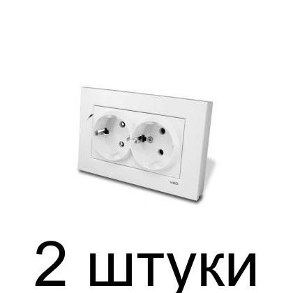 Розетка Viko Karre / 90960056 (белый) - 2 штуки - купить по низкой цене ...