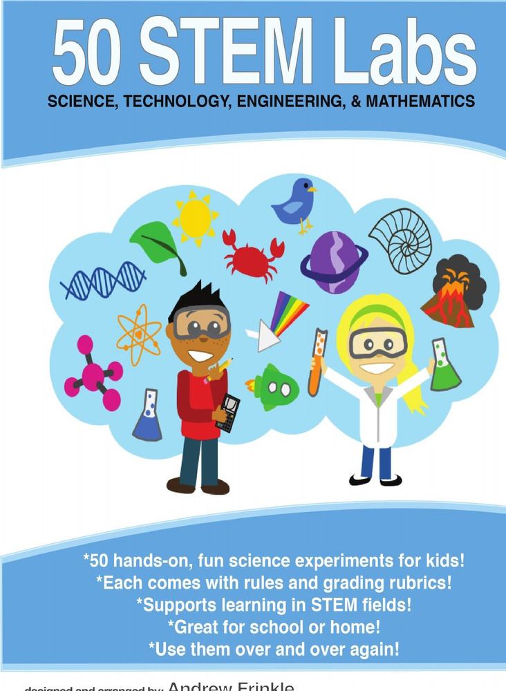50 STEM Labs - Science Experiments for Kids - купить с доставкой по ...