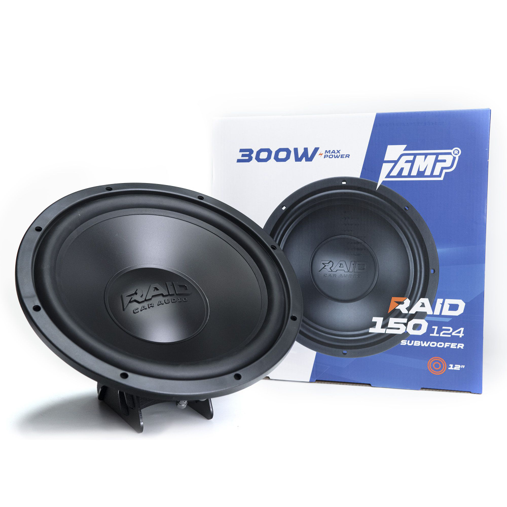 Сабвуферный динамик AMP RAID 150 124 / Сабвуфер автомобильный / - купить по выгодной цене в ...