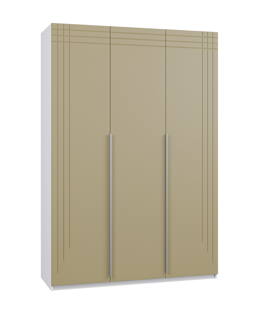 Шкаф распашной Mebel House Shop Эстетика 2х 12, 135x40x210 см - купить ...