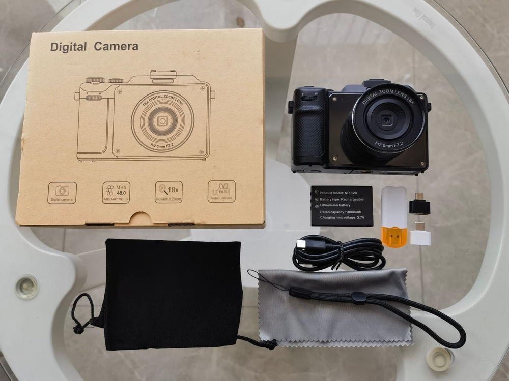 Компактный фотоаппарат Небольшая цифровая камера высокой четкости с Wi ...