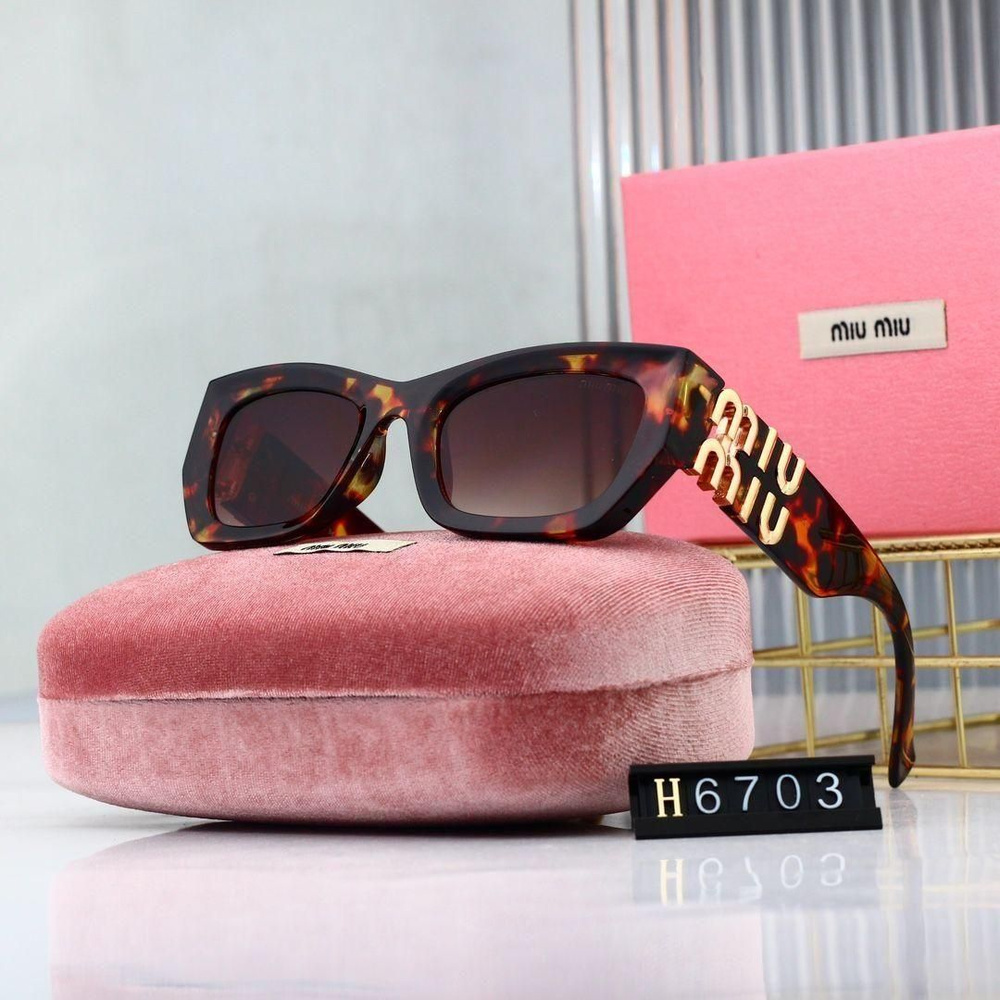 Очки солнцезащитные Miu Miu купить с доставкой по выгодным ценам в интернет магазине Ozon