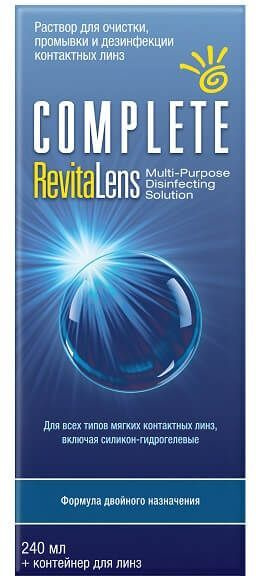Complete RevitaLens Раствор для контактных линз, 240 мл купить на OZON ...