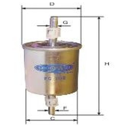 Фильтр топливный Goodwill FG702 купить на OZON по низкой цене (341488973)