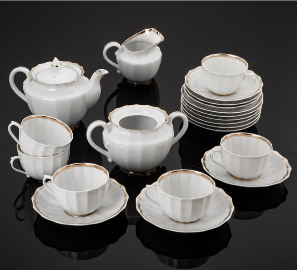 Сервиз, СССР, Дмитровский фарфоровый завод ДФЗ Вербилки, 1954-1965 гг. купить на OZON по низкой ...