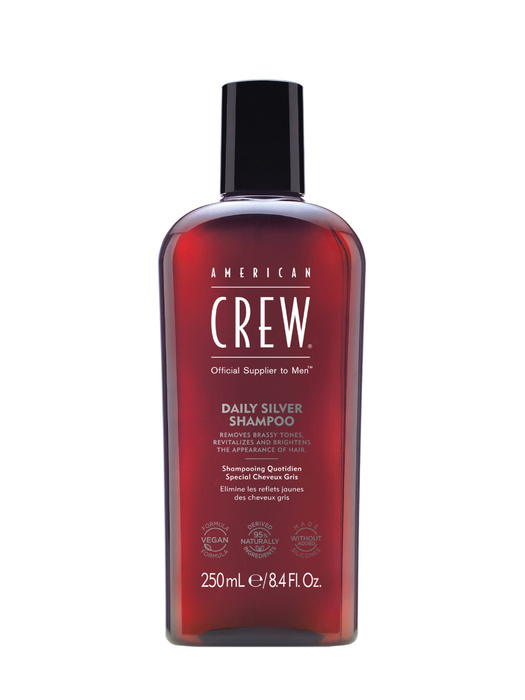 American Crew Gray/Daily Silver Shampoo Шампунь для седых и седеющих ...