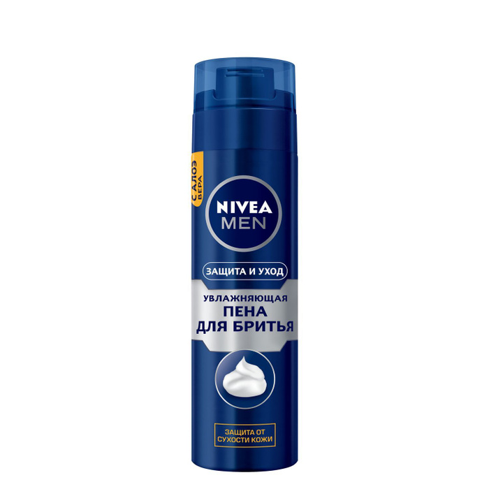 Пена для бритья увлажняющая NIVEA Men Защита и уход против сухости кожи ...
