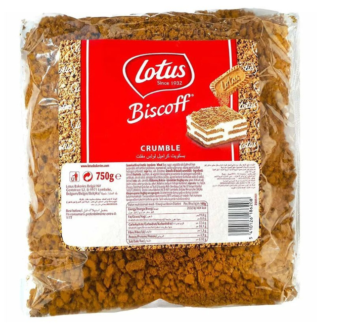 Lotus Biscoff Crumble - Бисквитная крошка 750 гр - купить с доставкой ...