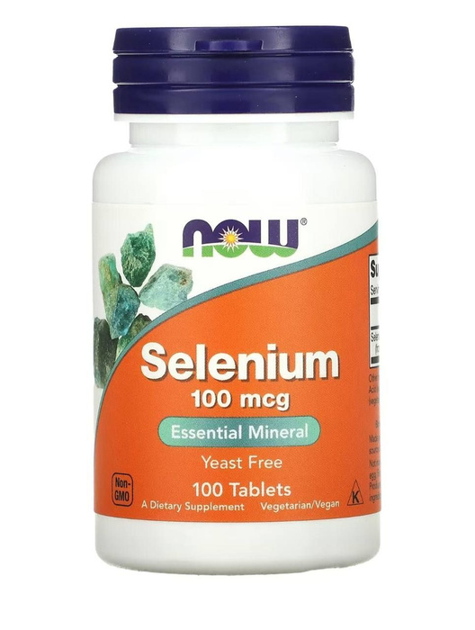 Селен NOW Selenium 100 mcg - 100 таблеток - купить с доставкой по выгодным ценам в интернет ...