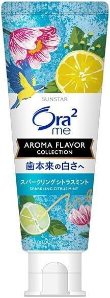 SUNSTAR Ora2 Зубная паста для белоснежных зубов и удаления налета, с цитрусово-мятным вкусом, Me ...