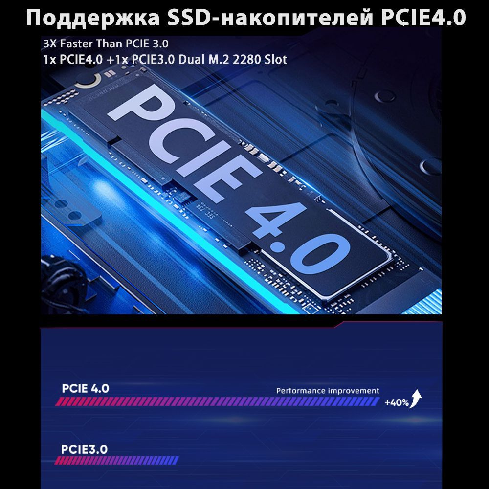 Kingnovy PC Мини-ПК (Intel Core i9-12900H, RAM 64 ГБ, SSD 4096 ГБ ...