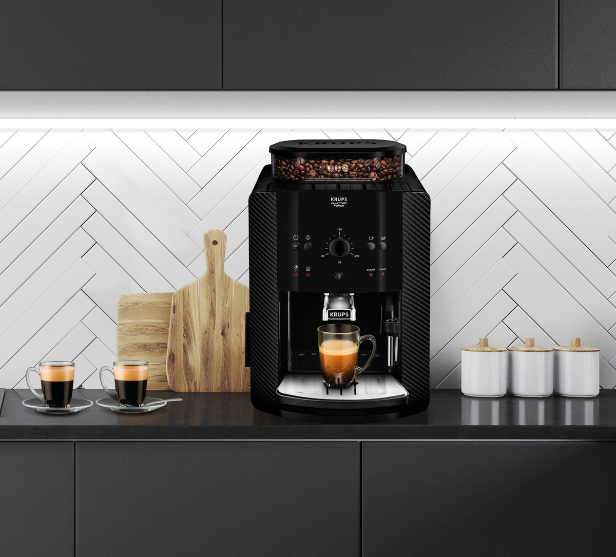 Кофемашина автоматическая Krups Essential EA810870 с LED индикацией ...