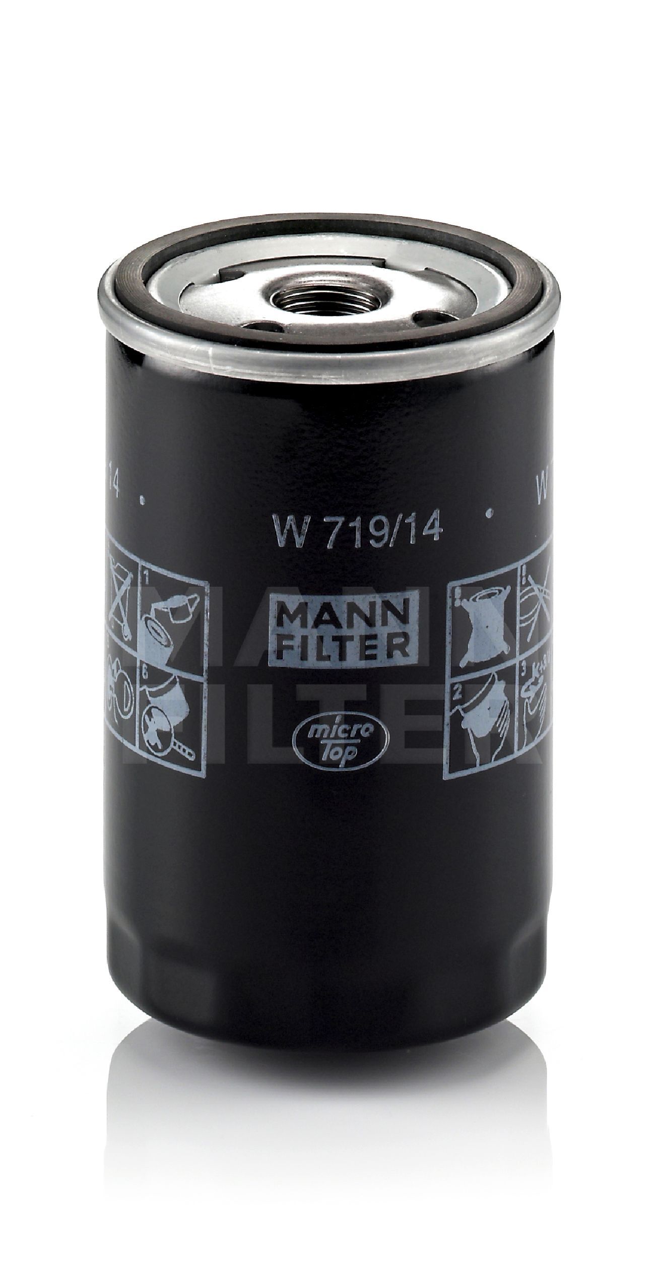 Фильтр масляный MANN W 719/14 CHRYSLER Voyager/JEEP Cherokee/Grand ...