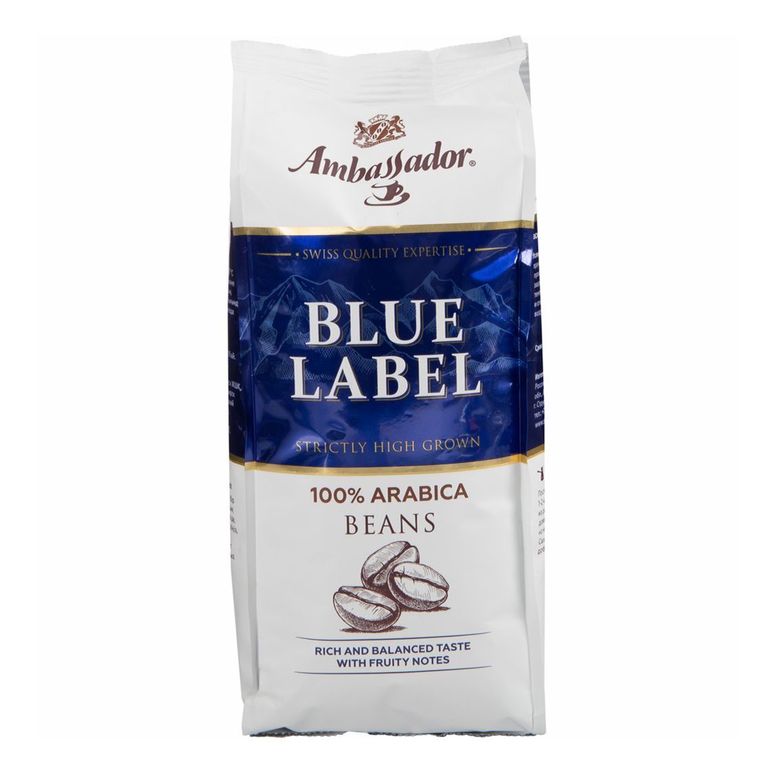 Кофе Ambassador Blue Label в зернах 200 г купить на OZON по низкой цене ...