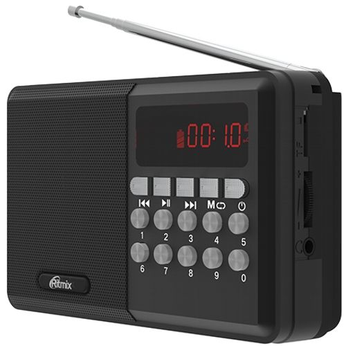 Радиоприемник Ritmix RPR-001 usb, microSD,87,5-108 МГц , встроеный ...