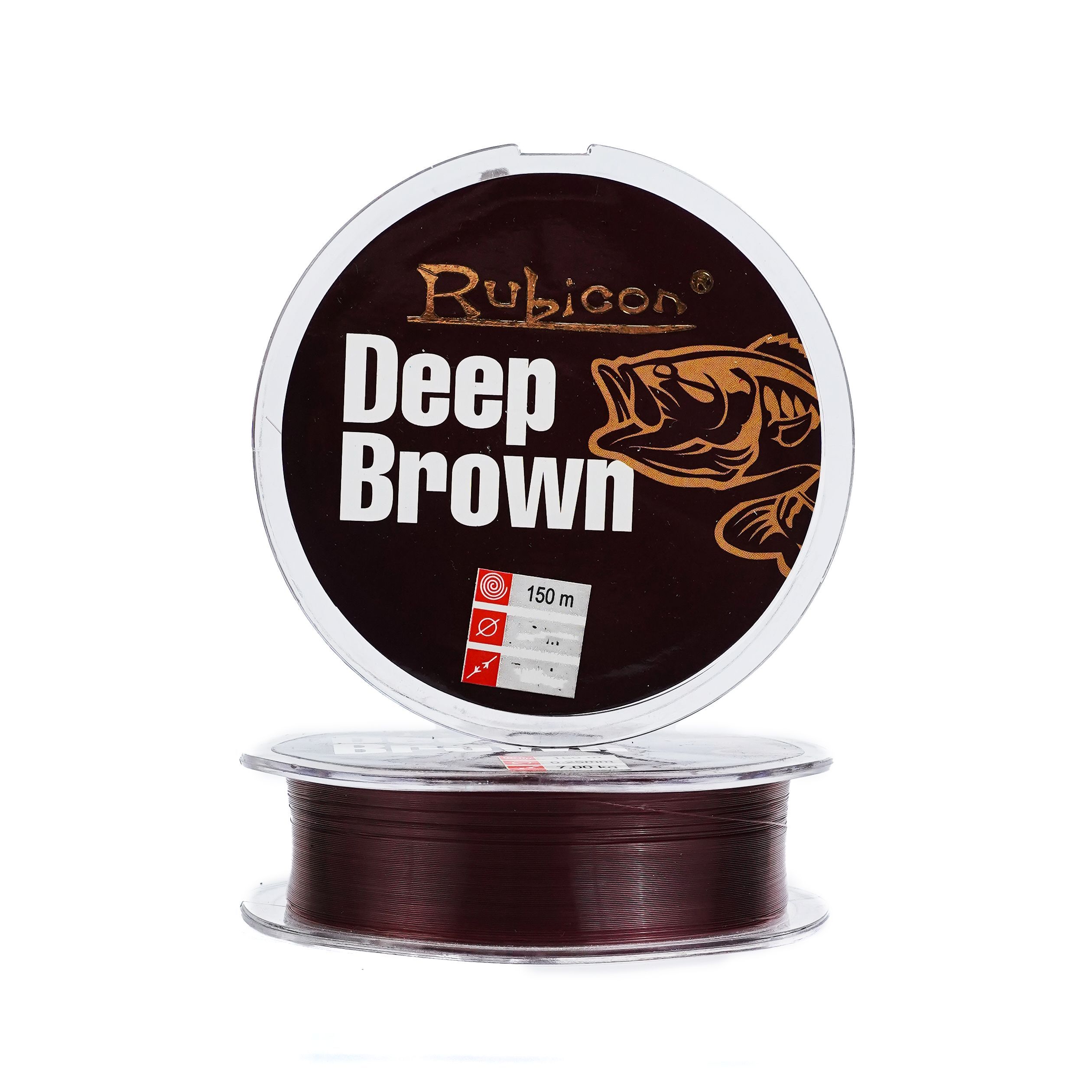 Леска для рыбалки Rubicon Леска Deep Brown 150m, 1 шт. по 150 м купить ...