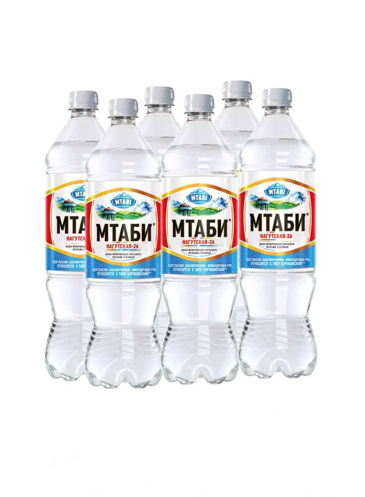 Мтаби Вода Минеральная Газированная 6шт купить на OZON по низкой цене ...