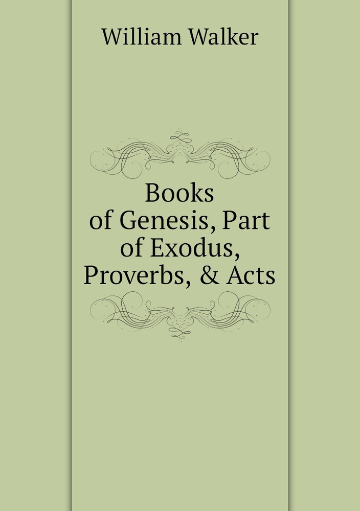 Books of Genesis, Part of Exodus, Proverbs, & Acts - купить с доставкой ...