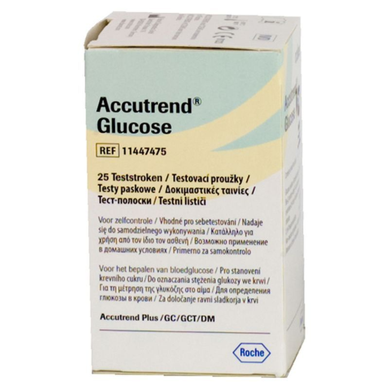 Тест-полоски Аккутренд Глюкоза (Accutrend Glucose) №25 - купить с ...