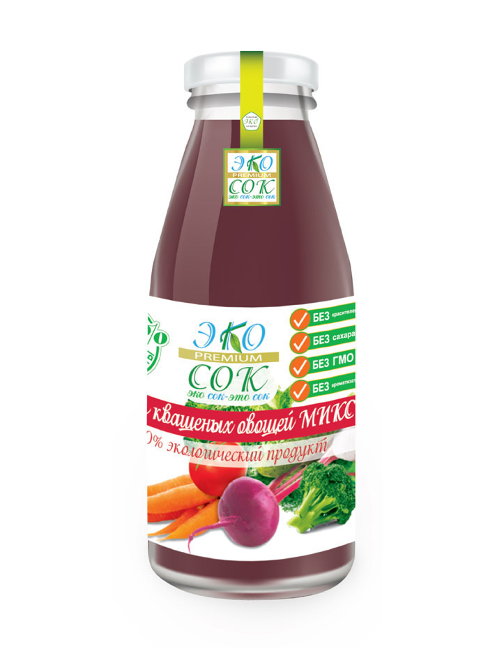 Сок из квашеных овощей МИКС прямого отжима Эко сок - Это сок, 200мл ...