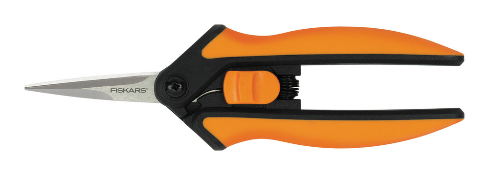 Ножницы для цветов Fiskars Solid SP13 черный/оранжевый (1051600) - купить с доставкой по ...
