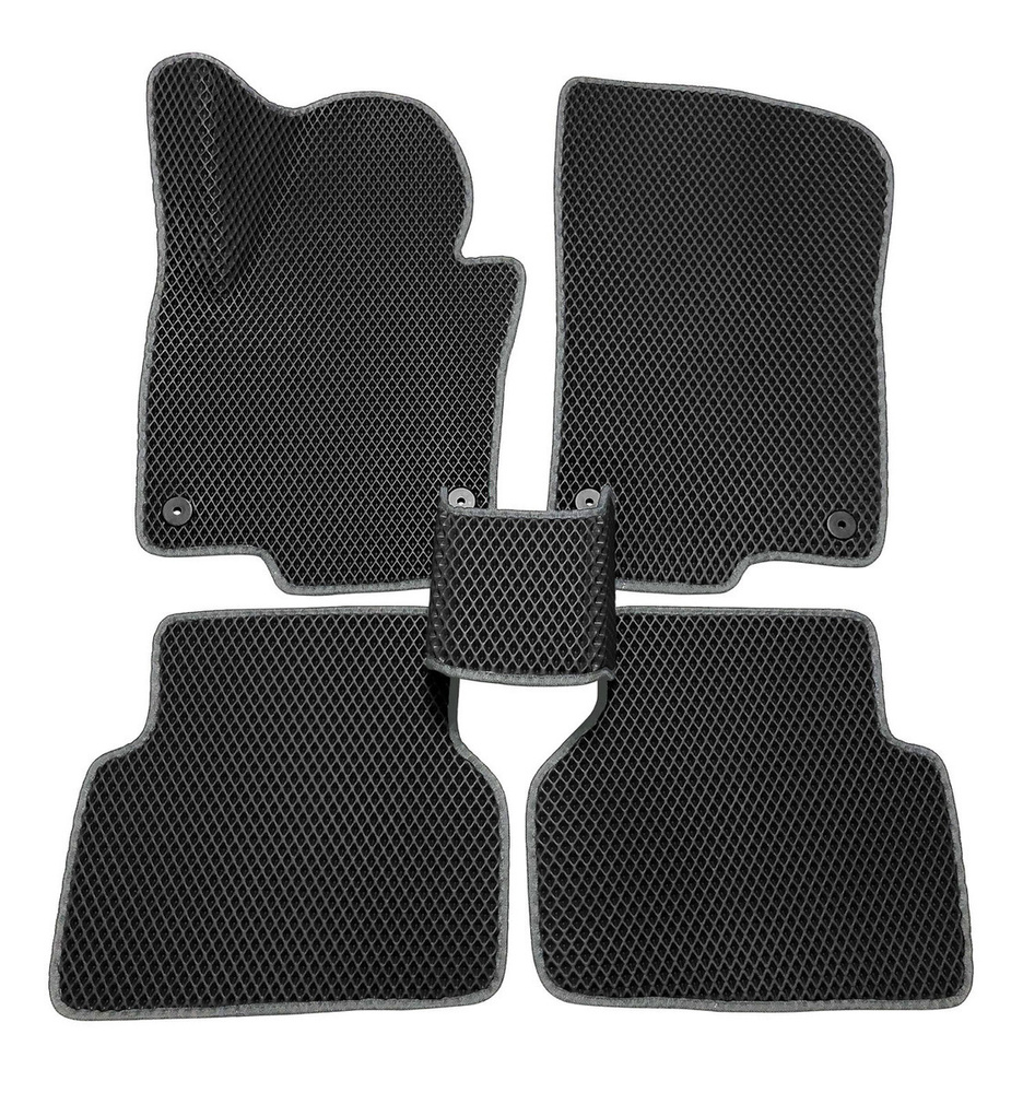 Коврики в салон автомобиля EvaTeka 7PM, цвет черный, серый - купить по выгодной цене в интернет ...