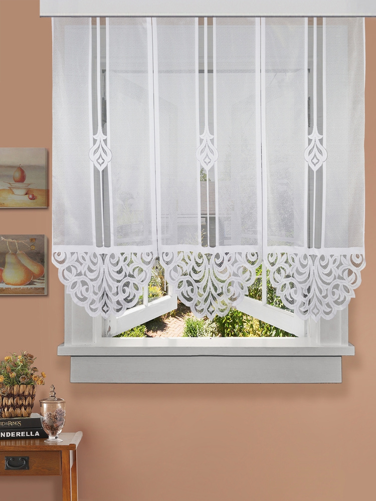 PAPION KELEBEK Тюль 180x140 см крепление Лента, белый купить на OZON по низкой цене (411546131)