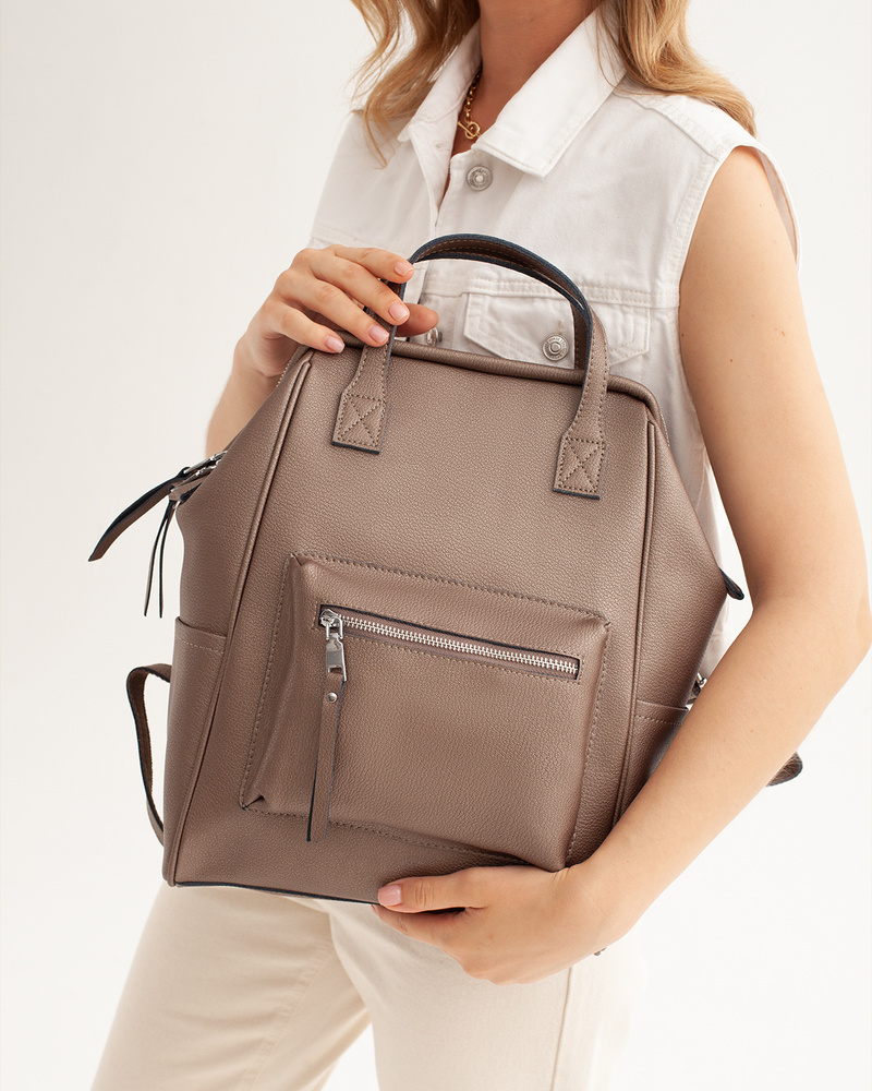 Рюкзак женский натуральная кожа NOSI URBAN ZIP VOLUME - купить с ...