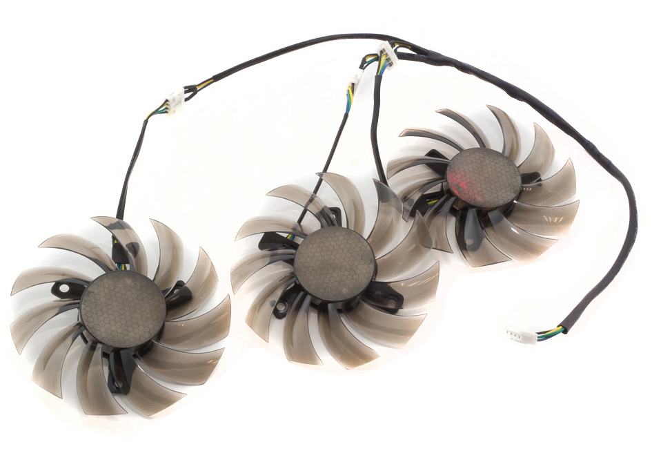 Вентилятор для видеокарты Gigabyte N6700C, 6800C, 7600C, 7700C, N960 ...