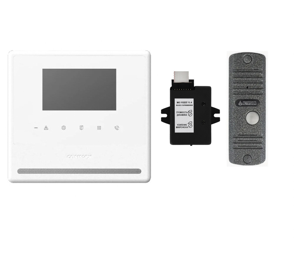Видеодомофон Commax CDV43Y(White)/AVC305(Sil)+MVZ купить по низким ...