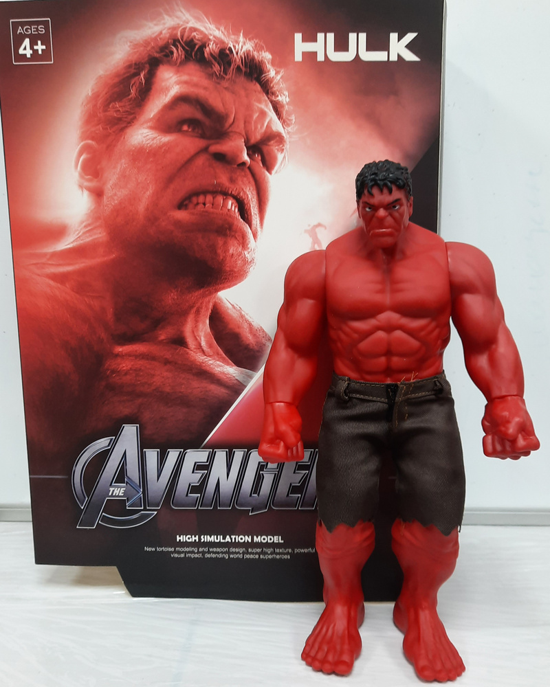 Фигурка красный Халк Ралк Мстители коллекционная 32 СМ - купить с доставкой по выгодным ценам в ...