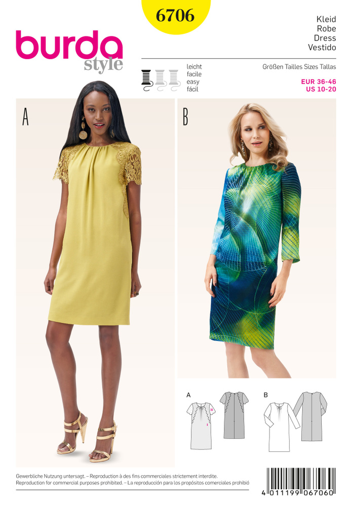 Выкройка для шитья B6706 - купить с доставкой по выгодным ценам в ...