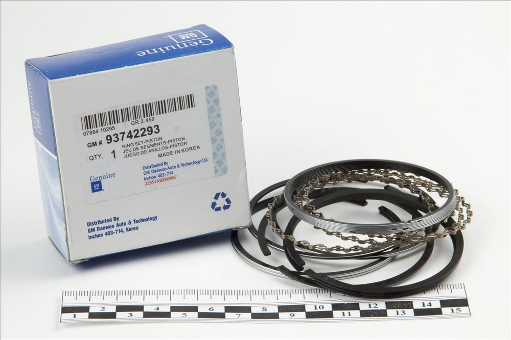 Кольца поршневые ОРИГИНАЛ General Motors 93742293, стандарт Aveo ...