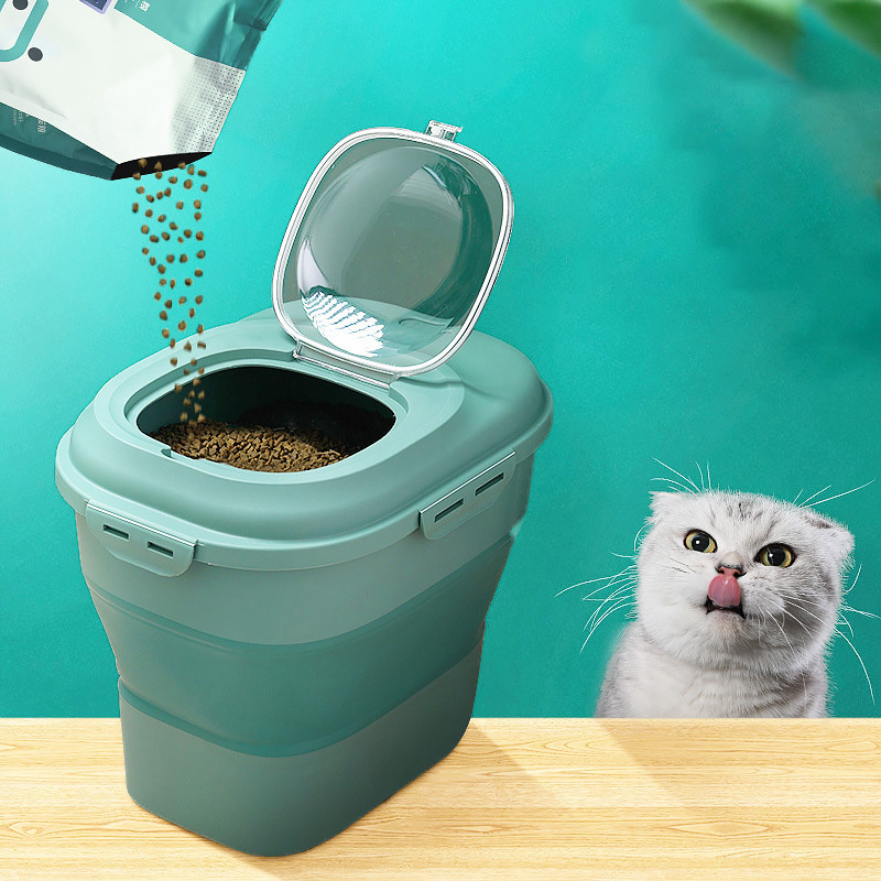 Контейнер для корма животных Цвет: зеленый - купить с доставкой по ...