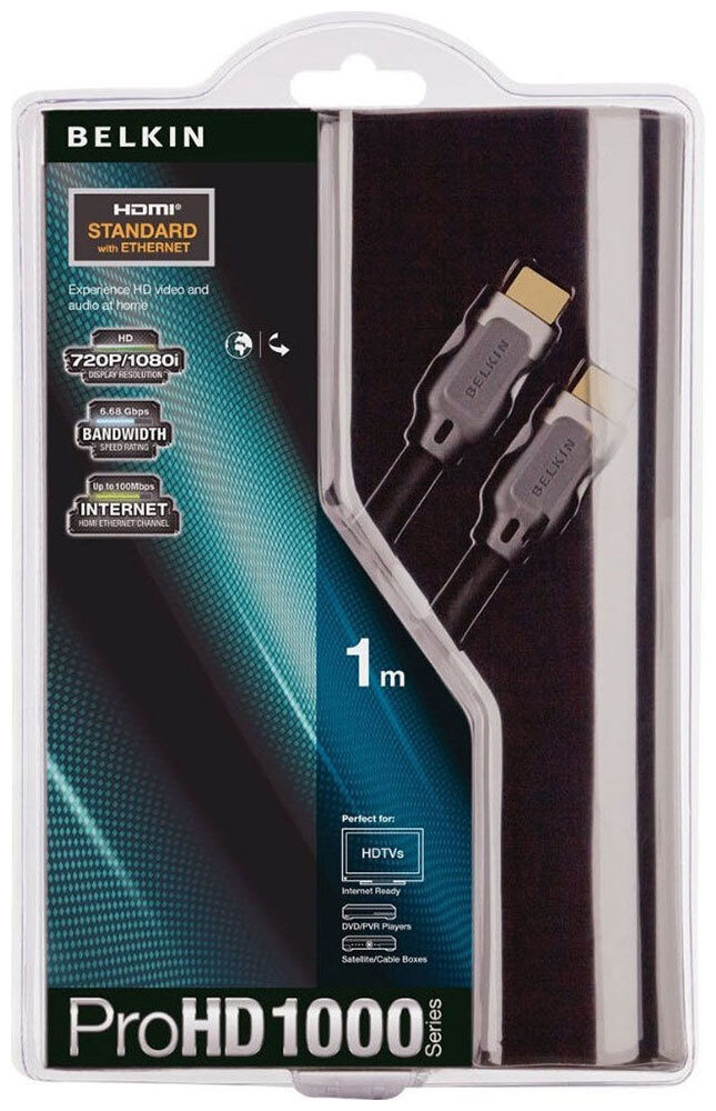 Кабель HDMI Belkin AV10000qp1M - купить по низкой цене в интернет-магазине OZON (589748296)