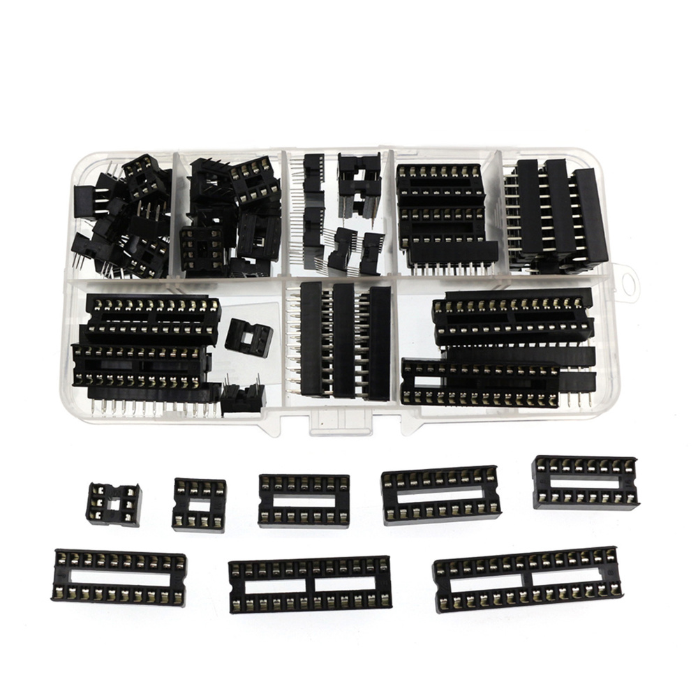 66PCS IC Block Chip Holder DIP Sockets Adapter 6P66ШТ Блок ввода-вывода ...