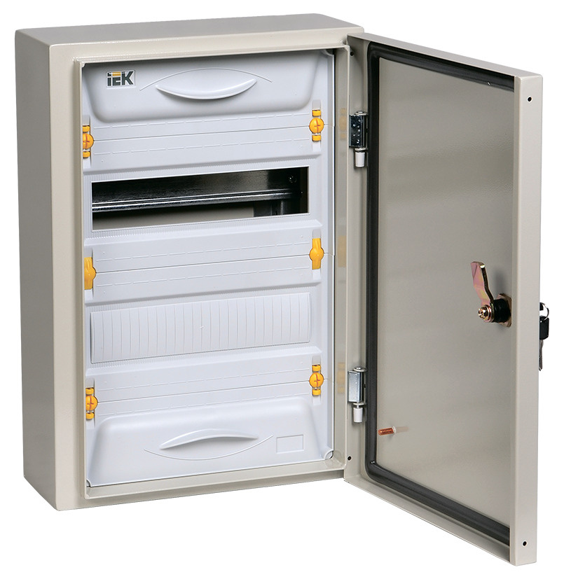 Корпус металлический распределительный ЩРн-24з-1 IP54 UNIVERSAL IEK купить на OZON по низкой ...