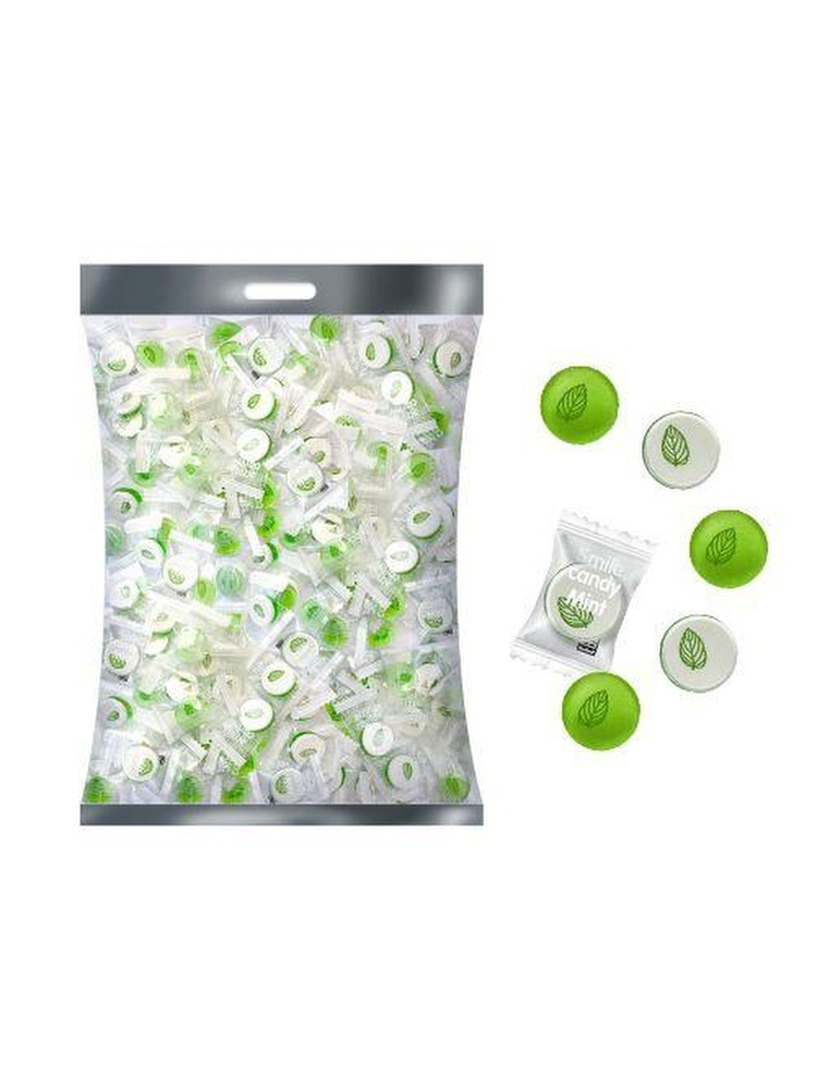 Карамель леденцовая "Smile Candy mint" мята купить на OZON по низкой ...