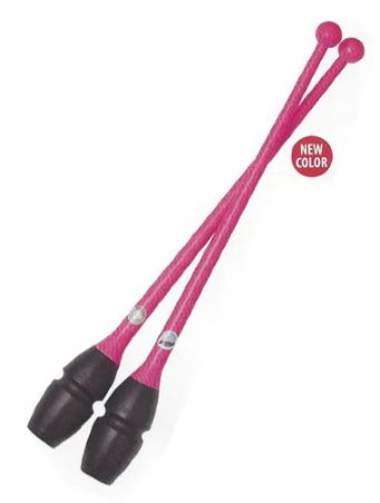 Булавы Chacott Hi-Grip Interlocking Club 45,5cm чёрно-розовый FIG - купить с доставкой по ...