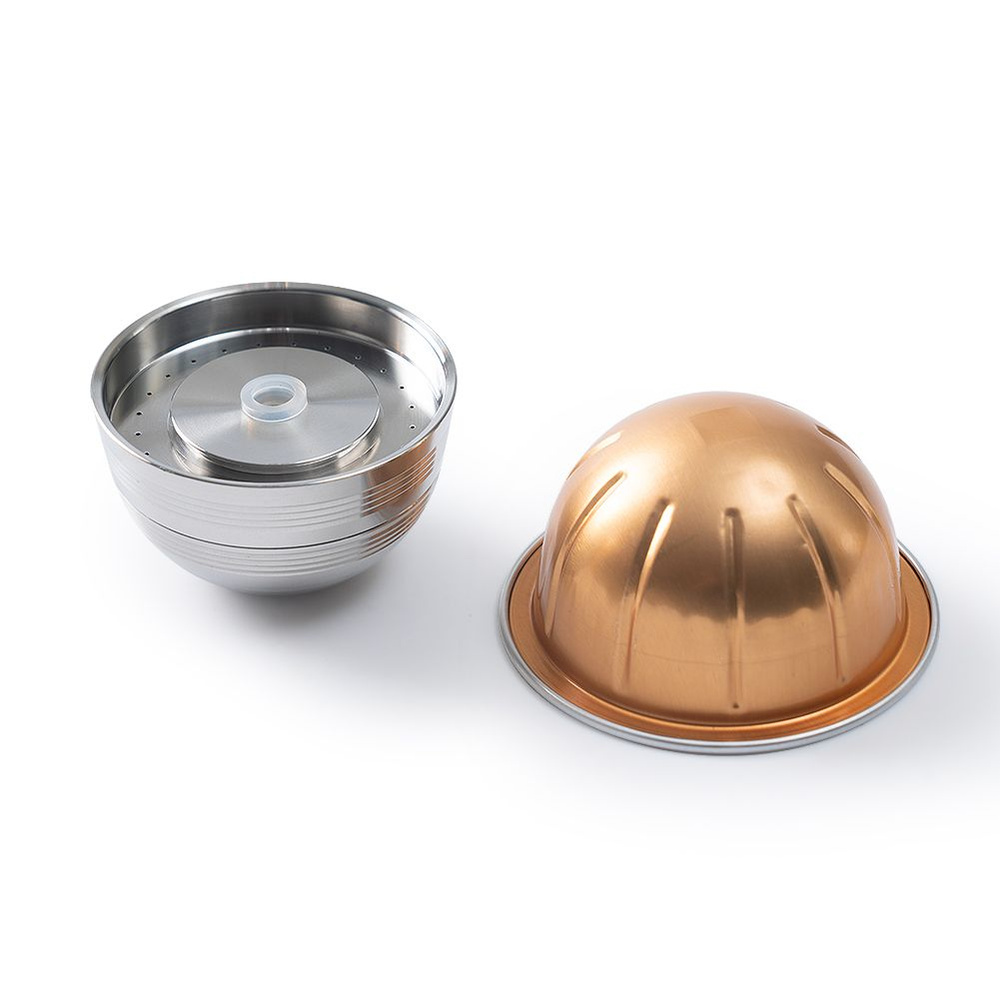 Многоразовая капсула iCafilas из нержавеющей стали для кофемашины ...