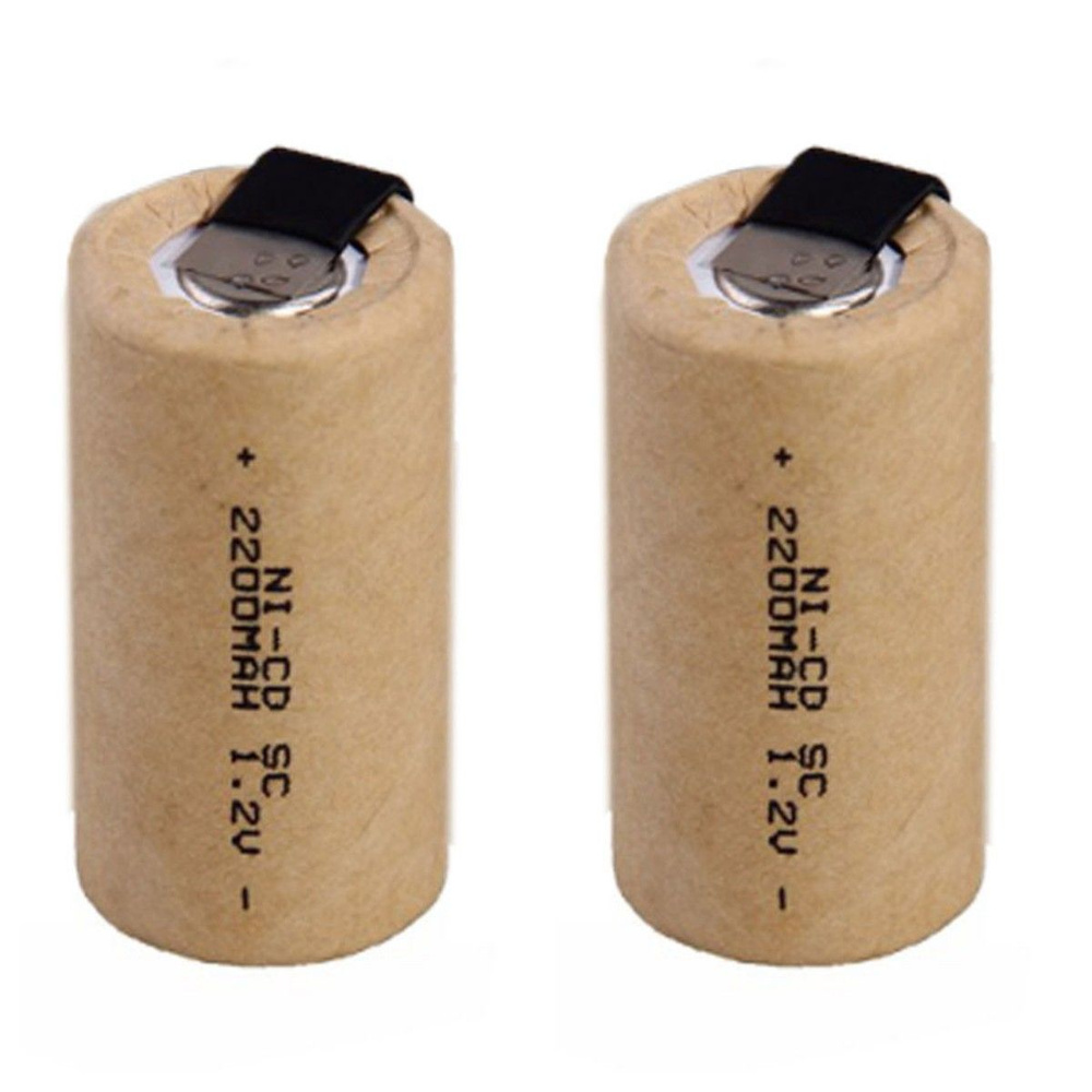 Аккумуляторная Батарея SC 1.2v 2200mah Sub C NiCd Со Сварочным Листом ...