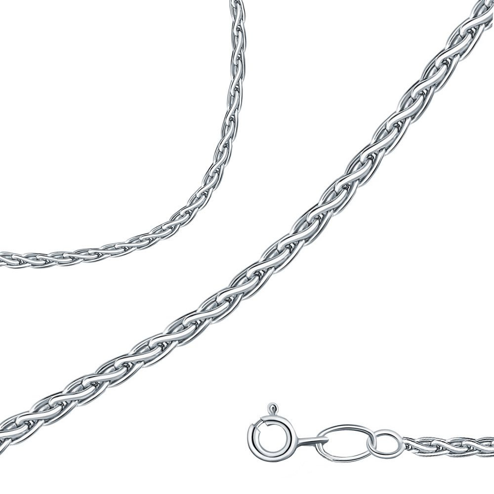 Цепь на шею женская плетение Колос серебро 925 Argentum купить на OZON ...